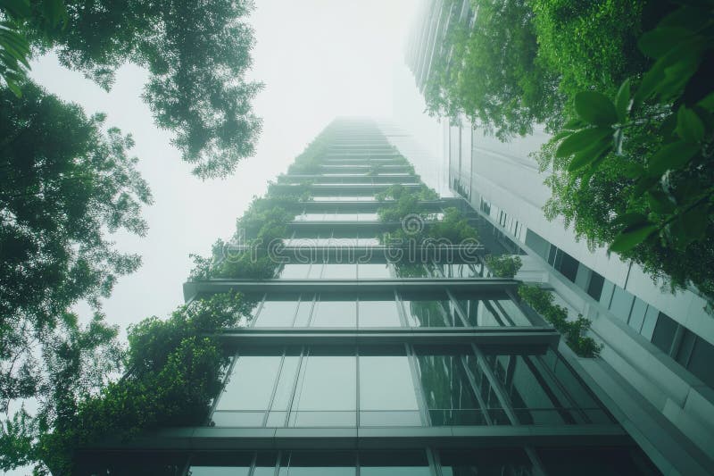 Skyscraper with Many Windows Stock Photo - Image of development ...