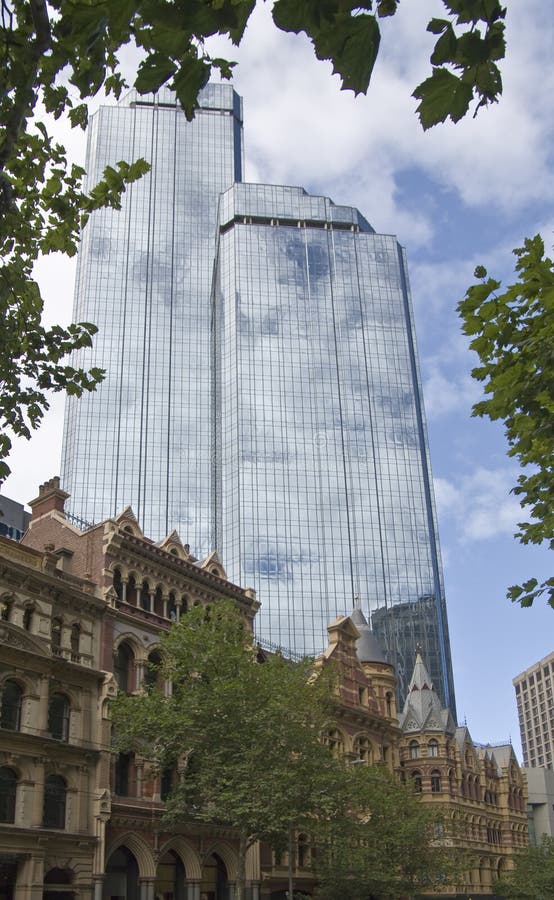 Skyscraper in Melbourne. Australia. Stock Image - Image of skyscraper ...