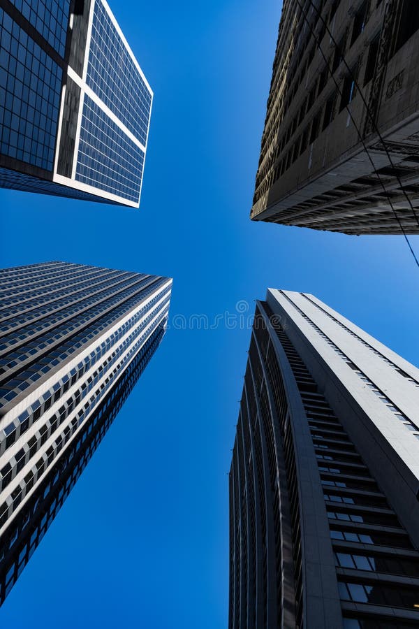 Skyscraper in Metropolis City. City Downtown with Skyscraper in ...