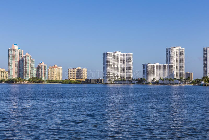 Skyscraper in Miami stock image. Image of tourism, beautiful - 45863635