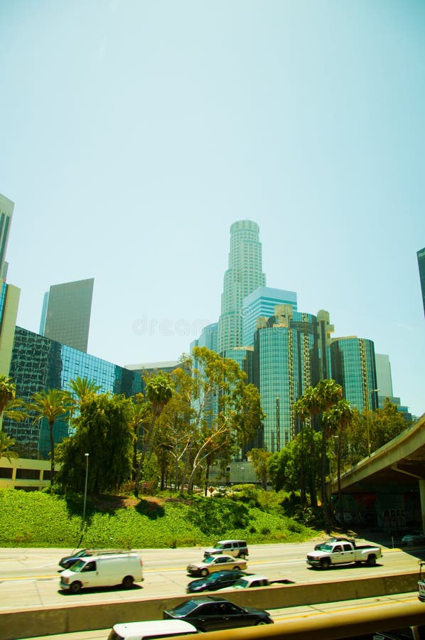 Skyscraper in the Middle of the City Stock Image - Image of finance ...