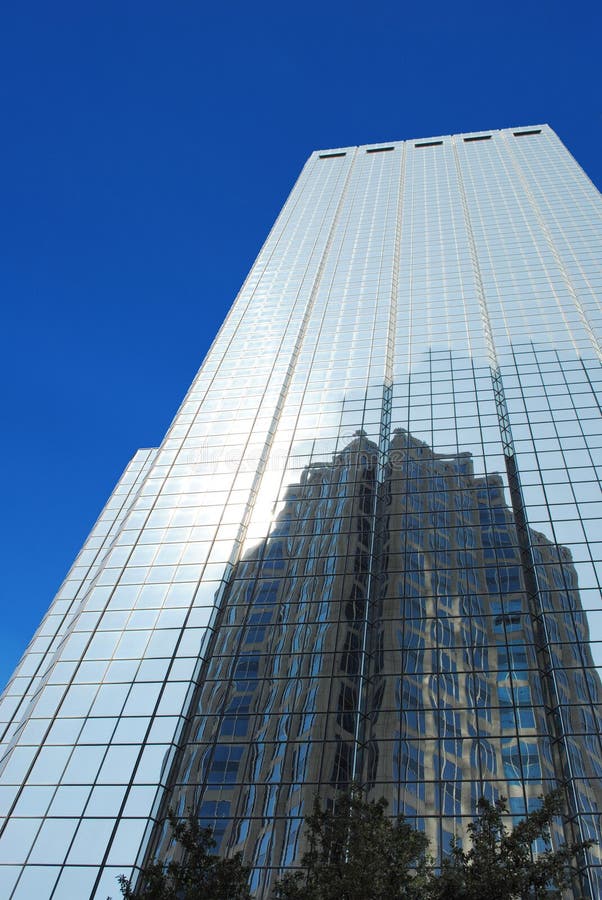 Skyscraper with Mirror Windows Stock Photo - Image of finance ...