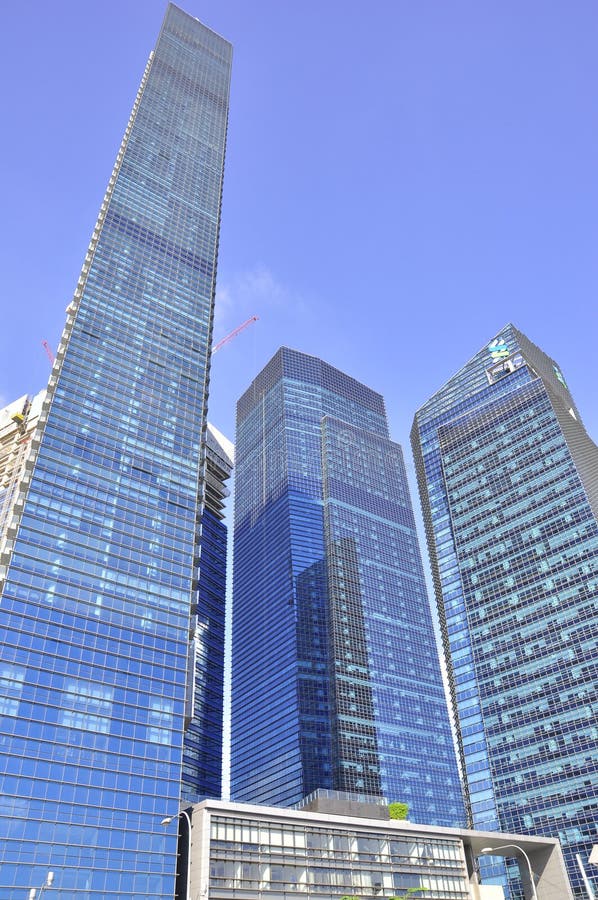 Skyscraper Modern Architecture Singapore Editorial Image - Image of ...