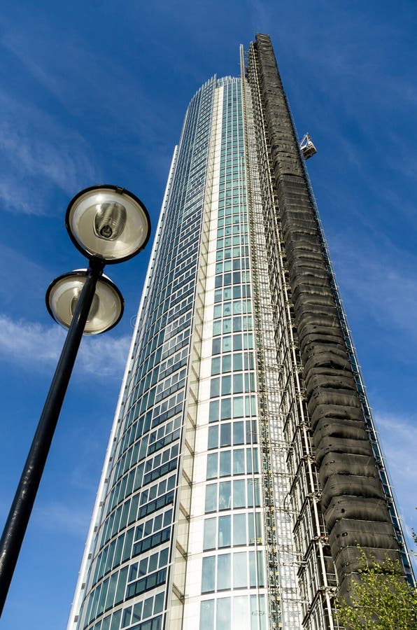 Skyscraper stock photo. Image of city, skyline, clouds - 7242578