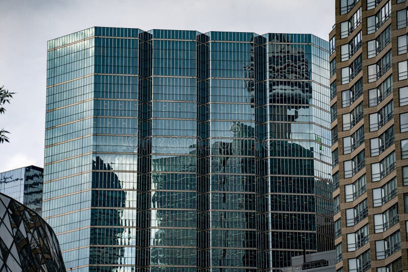 Skyscraper Office Buildings in the Toronto Downtown Stock Photo - Image ...