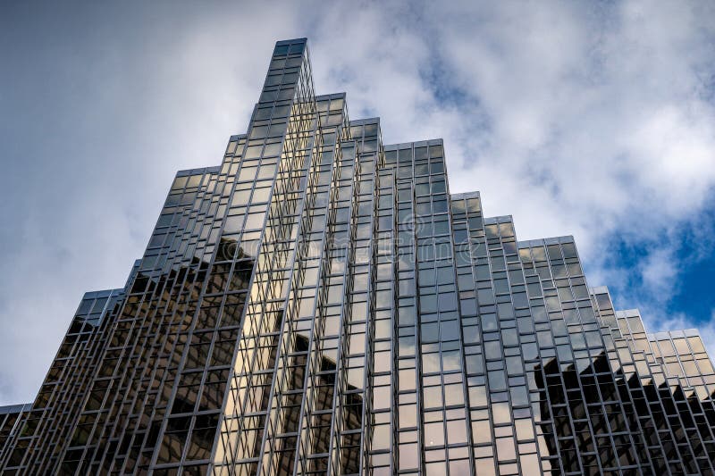 Skyscraper Office Buildings in the Toronto Downtown Stock Photo - Image ...