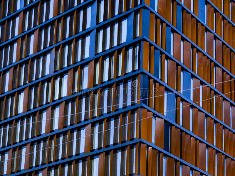 Skyscraper Office Windows Close Up View Stock Photo - Image of glass ...