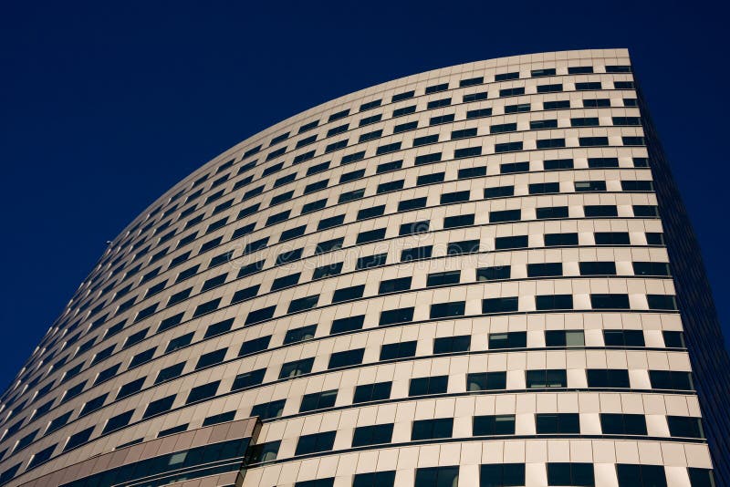 Skyscraper over blue sky stock image. Image of large, corporate - 7372147