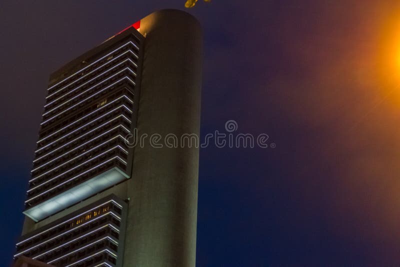 Skyscraper Pattern on Modern Skyscraper Building in Singapore Editorial ...