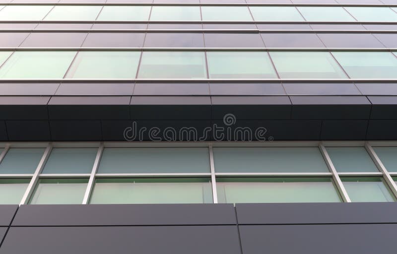 Skyscraper Perspective View Business Office Windows Background Modern ...