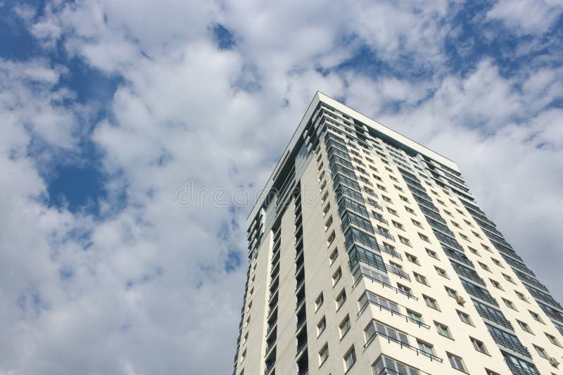 Skyscraper Reaching into the Sky. Stock Image - Image of space ...