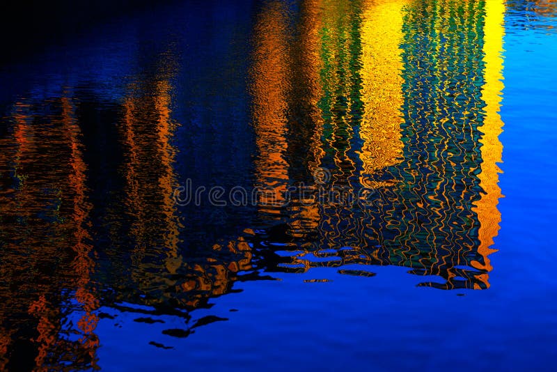 Skyscraper Reflection in the Water Stock Photo - Image of city, liquid ...