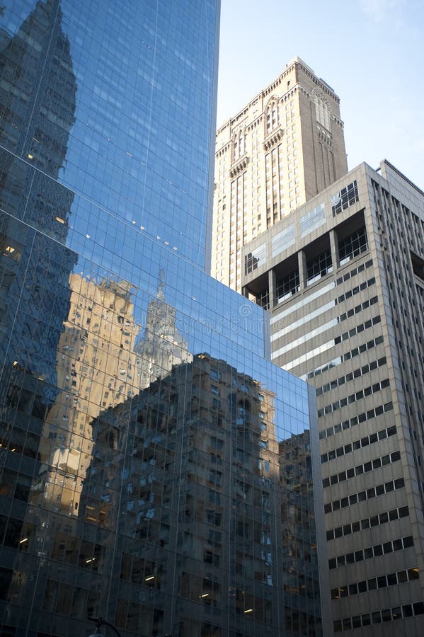 Skyscraper reflections stock image. Image of nature, landscape - 12931263