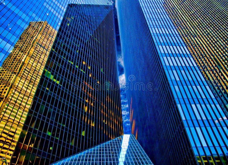 Skyscraper Reflections stock photo. Image of exterior - 16109002