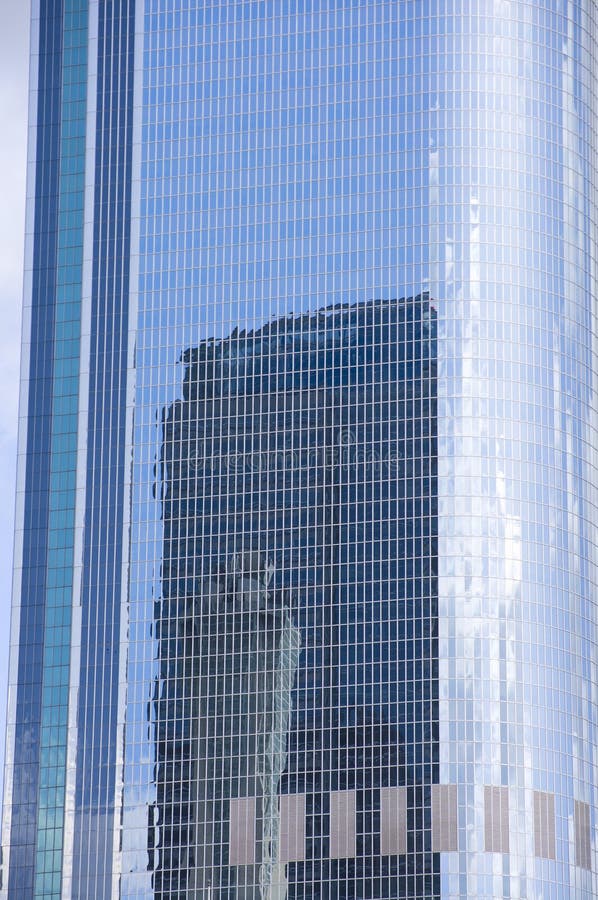 Skyscraper reflections stock photo. Image of reflection - 477190