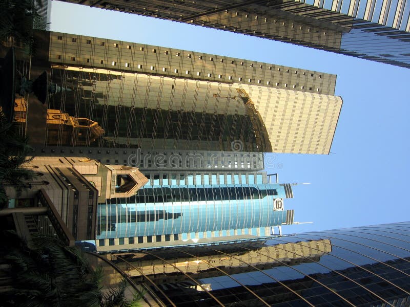 Skyscraper reflections stock photo. Image of reflection - 477190