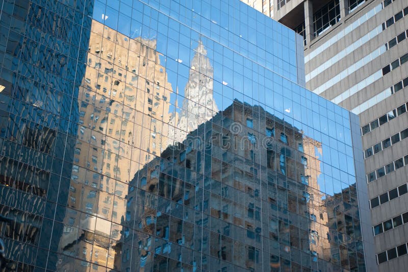 Skyscraper reflections stock image. Image of state, america - 9261229