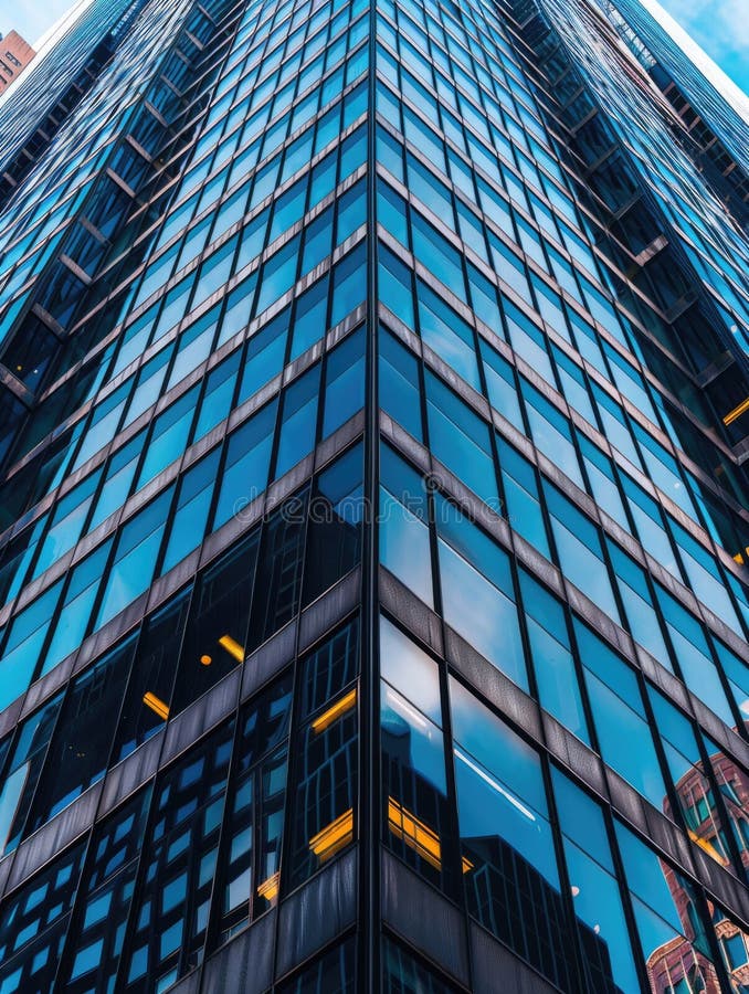 Skyscraper Reflections stock photo. Image of building - 372278414