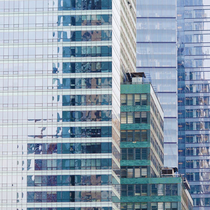 Skyscraper reflections stock image. Image of glass, modern - 36641411