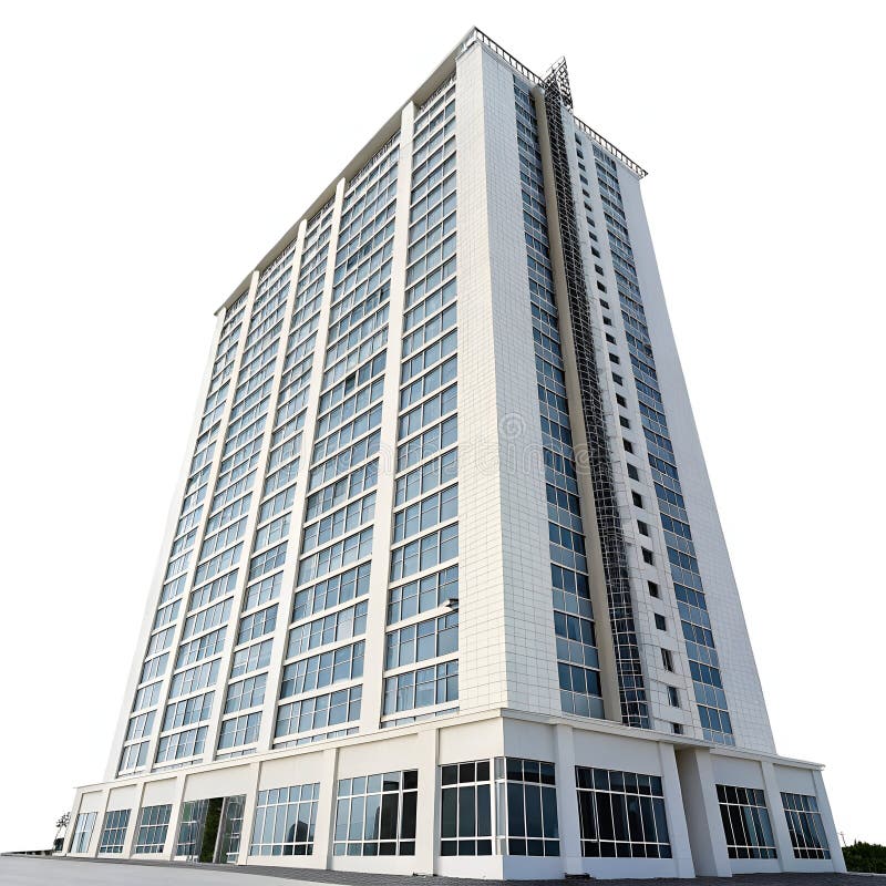 Skyscraper Residential Building Stock Illustration - Illustration of ...