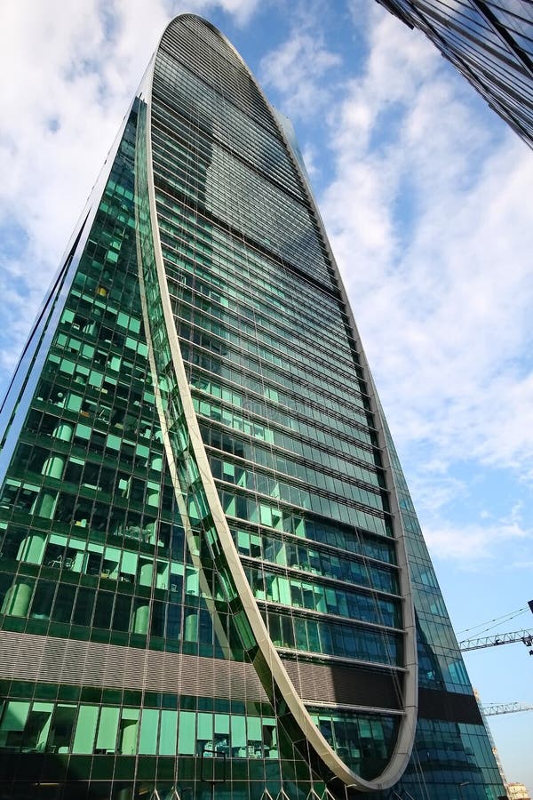 Skyscraper`s face stock photo. Image of city, estate - 190324074