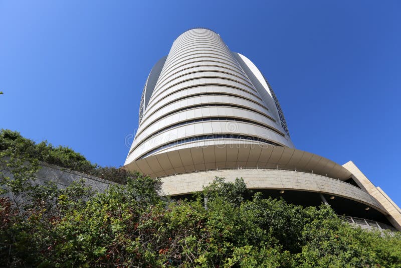 Skyscraper Sail in Haifa stock photo. Image of architecture - 102257942