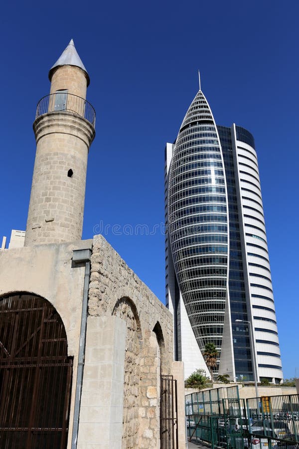 Skyscraper Sail in Haifa editorial photo. Image of sail - 102258066