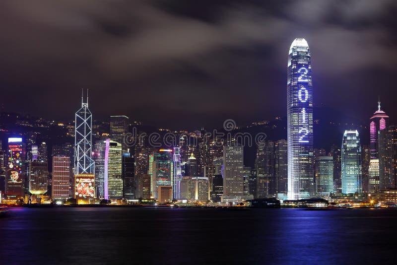 Skyscraper show 2012 stock image. Image of harbor, mega - 22624703