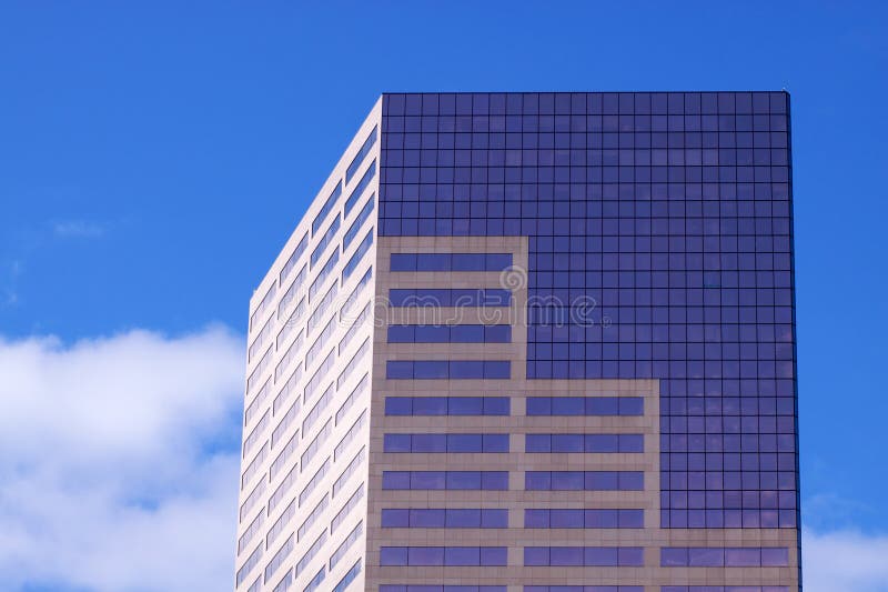 Skyscraper sky near top stock image. Image of light, construction ...
