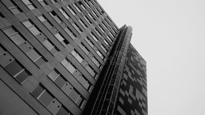 Skyscraper stock image. Image of facade, angle, windows - 81671939