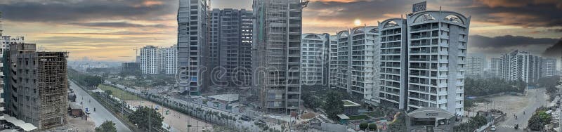 Skyscrapers in Surat, Gujarat, India Editorial Stock Photo - Image of ...
