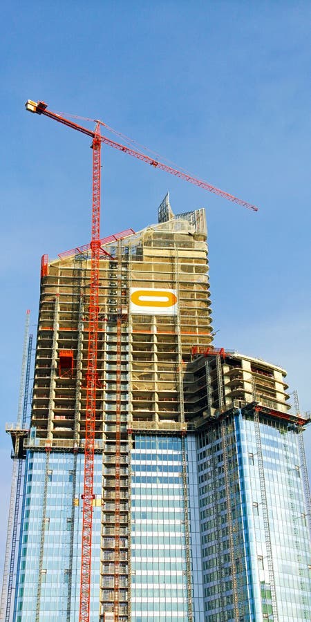 Skyscraper top stock photo. Image of tall, glass, construction - 17507594