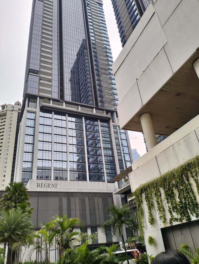 Skyscraper tower editorial stock photo. Image of jakarta - 264409428