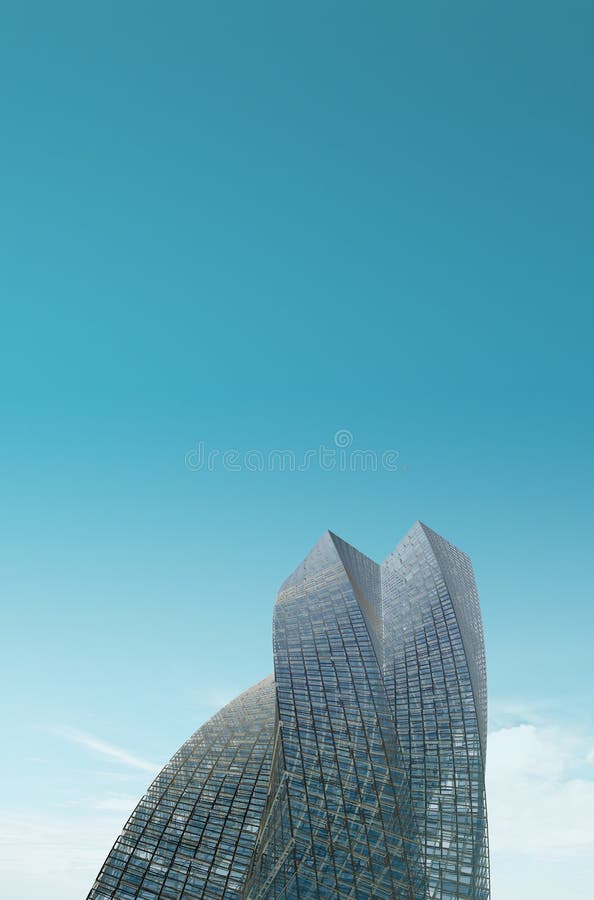 Skyscraper vertical image stock illustration. Illustration of ...