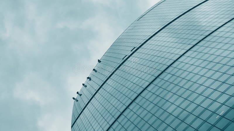 Skyscraper Window View from Metro Dubai. Subway Near Sheikh Zayed Road ...