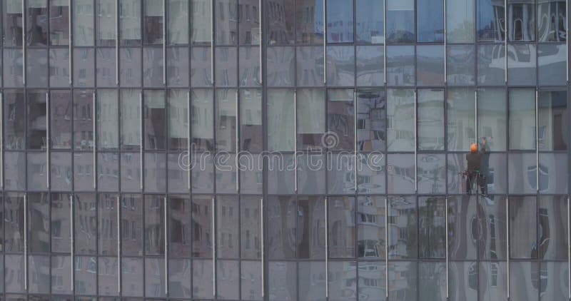 Skyscraper Window View from Metro Dubai. Subway Near Sheikh Zayed Road ...