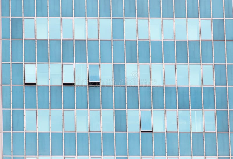 Skyscraper Windows As Background. Texture Stock Image - Image of ...