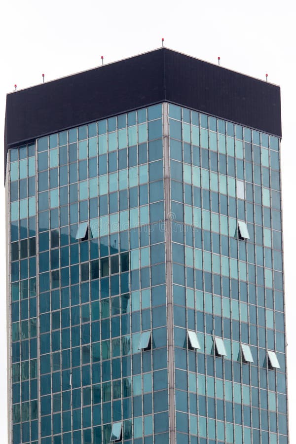 Skyscraper Windows As Background. Texture Stock Image - Image of ...