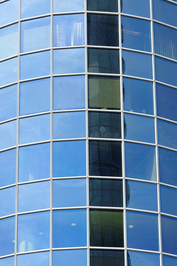 Skyscraper Windows Background Stock Photo - Image of center, economy ...
