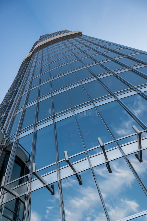 Skyscraper windows stock image. Image of wall, glass - 84468067