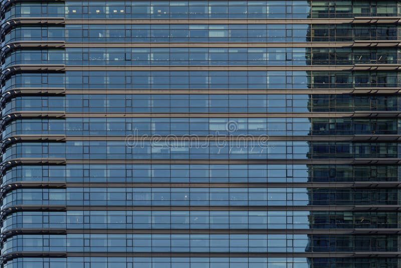 Skyscraper Windows Exterior View Stock Image - Image of city ...