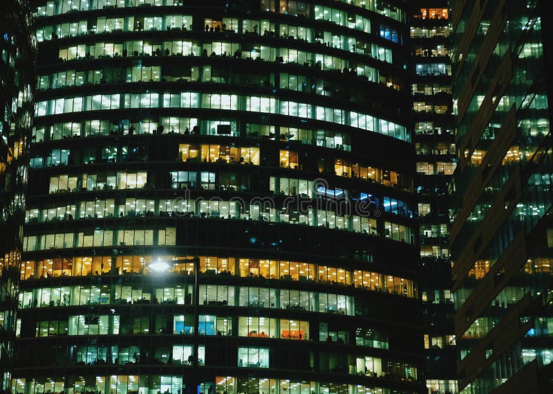 Skyscraper windows stock photo. Image of exterior, dark - 121673264