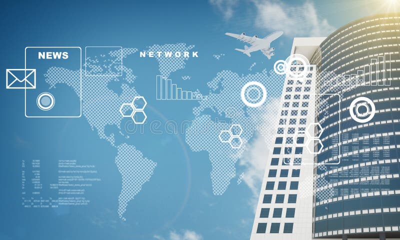 World Map Icons Skyscraper Stock Illustrations – 347 World Map Icons ...