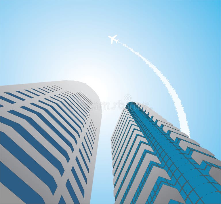 Modern Buildings Skyscrapers Stock Illustrations – 133,286 Modern ...