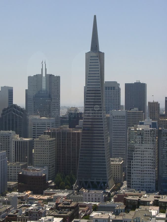 Two Tallest Buildings in San Francisco Editorial Stock Photo - Image of ...