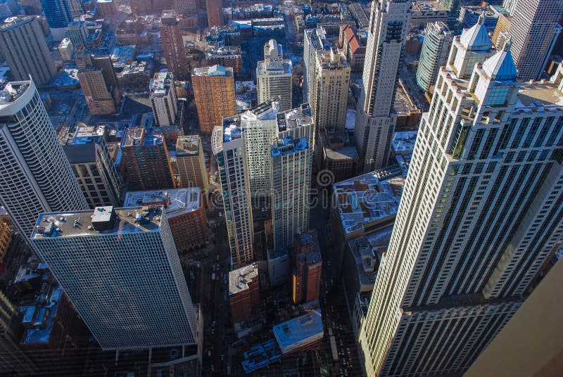 Skyscrapers from above stock image. Image of skyscrapers - 54612369
