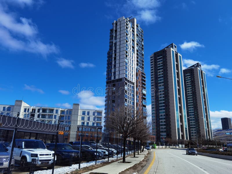 Skyscrapers in Ankara Capital of Turkey Editorial Photography - Image ...