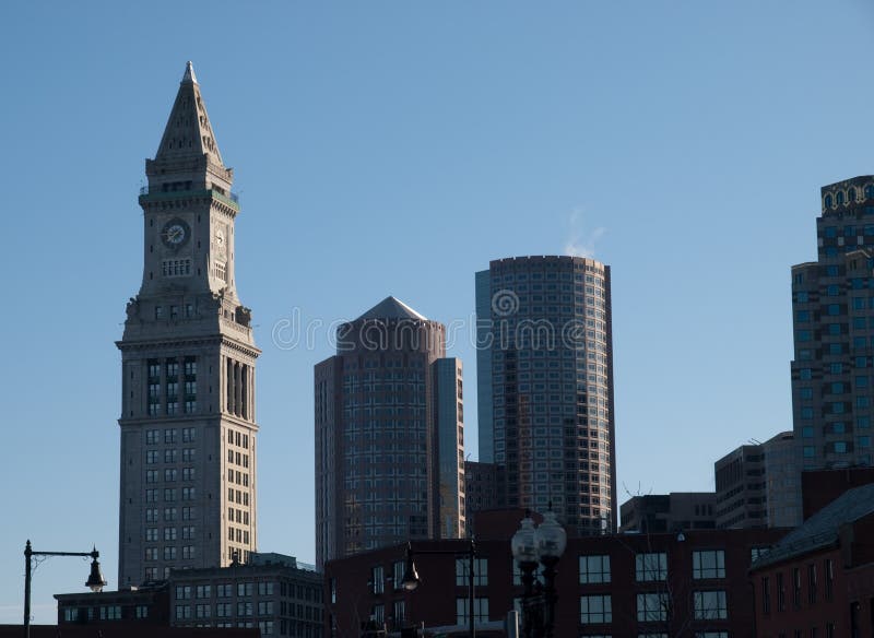 Skyscrapers in Boston stock image. Image of tower, american - 11859635