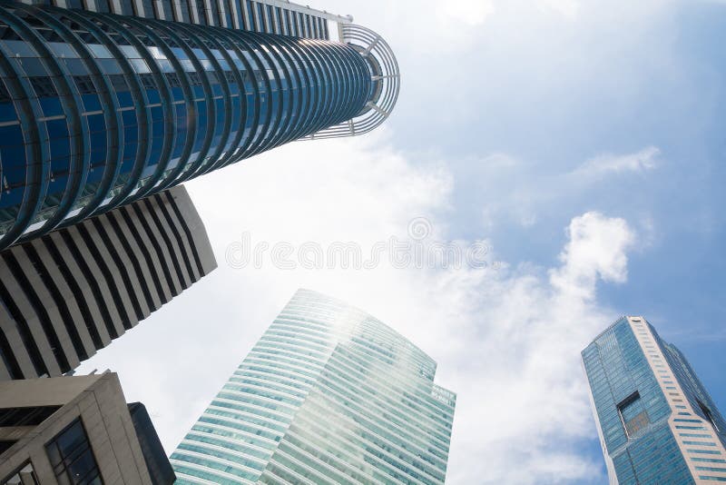 Skyscrapers stock image. Image of tower, urban, perspective - 79201719