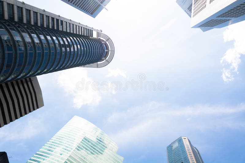 Skyscrapers stock image. Image of blue, modern, urban - 80010619